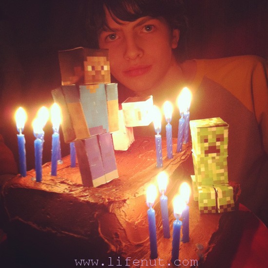 How to Build a Minecraft Birthday Cake « Lifenut
